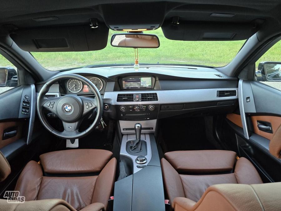 Blue BMW 535 2006 in Taurage, with an engine capacity of 3.00 L and mileage of 354 thousand km for 4500 €, photo 10 on AUTOMOTO.COM.LV