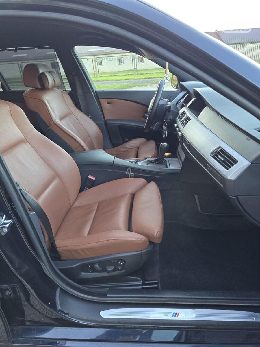 Blue BMW 535 2006 in Taurage, with an engine capacity of 3.00 L and mileage of 354 thousand km for 4500 €, photo 14 on AUTOMOTO.COM.LV