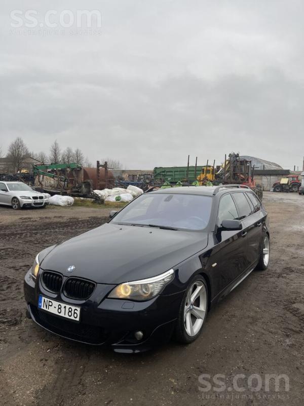 Blue BMW 535 2007 in Saldus, with an engine capacity of 3.00 L and mileage of 290 thousand km for 6550 €, photo 1 on AUTOMOTO.COM.LV