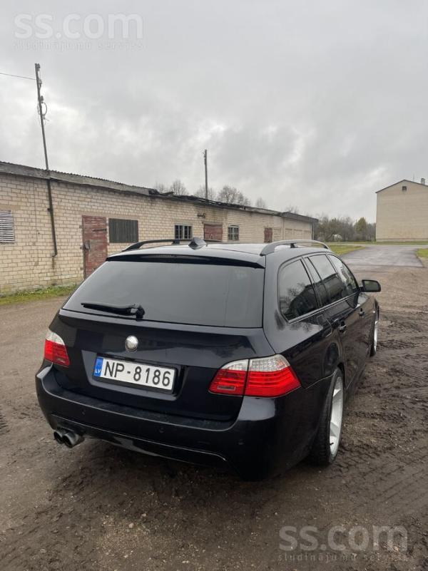 Blue BMW 535 2007 in Saldus, with an engine capacity of 3.00 L and mileage of 290 thousand km for 6550 €, photo 6 on AUTOMOTO.COM.LV