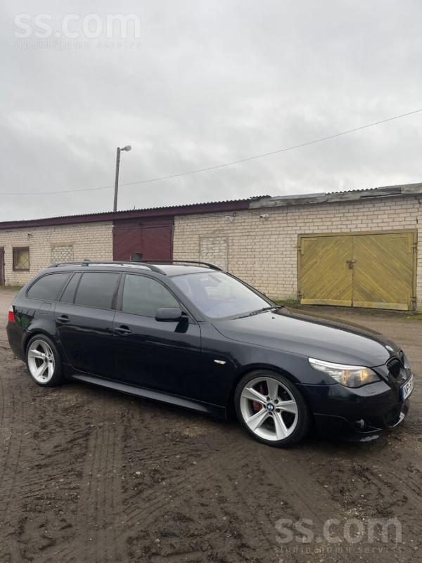 Blue BMW 535 2007 in Saldus, with an engine capacity of 3.00 L and mileage of 290 thousand km for 6550 €, photo 9 on AUTOMOTO.COM.LV