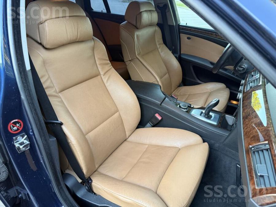 Zils BMW 535 2007 Jelgava, ar dzinēja tilpumu 3.00 L un nobraukumu 244 tūkst. km par 5900 €, foto 17 vietnē AUTOMOTO.COM.LV