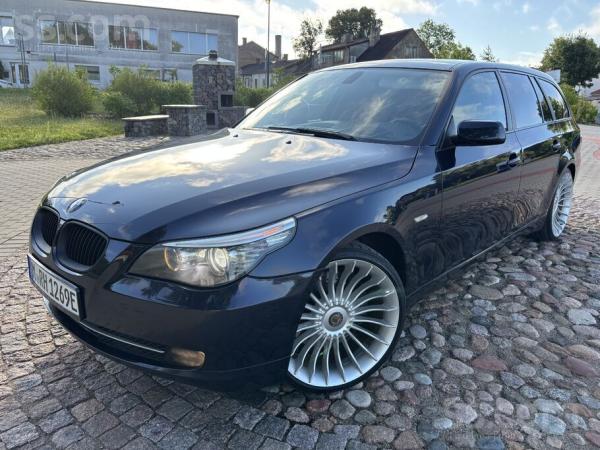 Blue BMW 535 2007 in Bauska, with an engine capacity of 3.00 L and mileage of 0 thousand km for 4800 €, photo 1 on AUTOMOTO.COM.LV