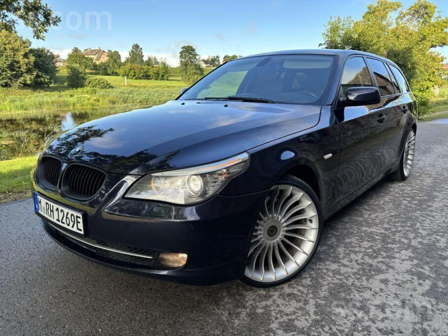 Blue BMW 535 2007 in Bauska, with an engine capacity of 3.00 L and mileage of 0 thousand km for 5500 €, photo 10 on AUTOMOTO.COM.LV
