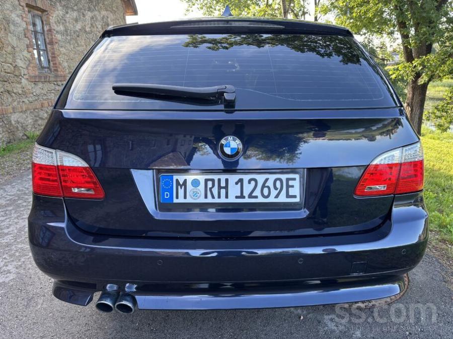 Blue BMW 535 2007 in Bauska, with an engine capacity of 3.00 L and mileage of 0 thousand km for 5500 €, photo 15 on AUTOMOTO.COM.LV