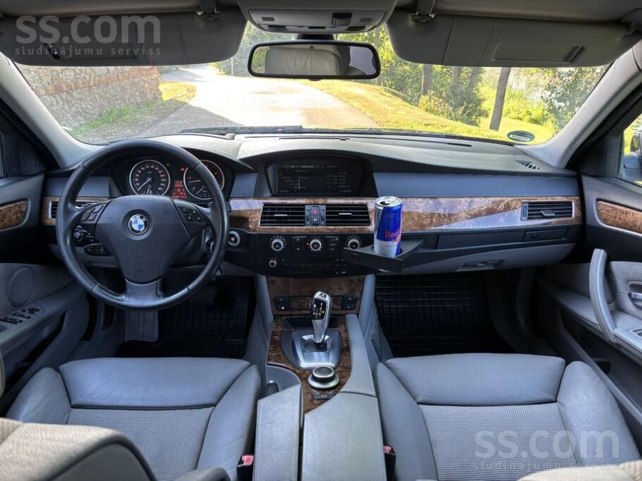 Blue BMW 535 2007 in Bauska, with an engine capacity of 3.00 L and mileage of 0 thousand km for 5500 €, photo 21 on AUTOMOTO.COM.LV