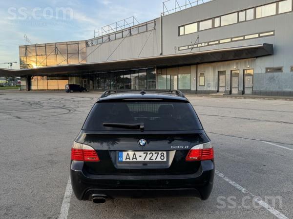Blue BMW 535 2007 in Riga, with an engine capacity of 3.00 L and mileage of 374 thousand km for 6350 €, photo 5 on AUTOMOTO.COM.LV