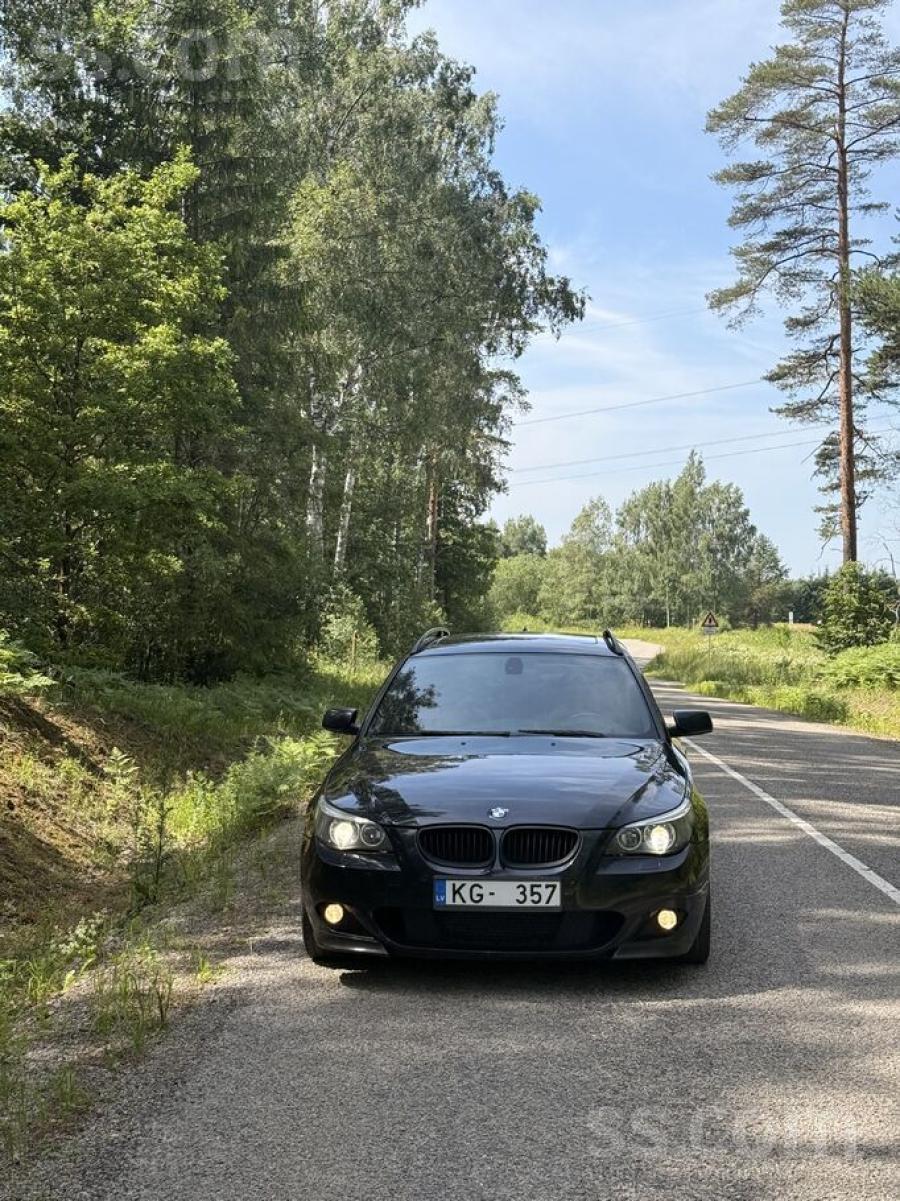 Blue BMW 535 2007 in Riga, with an engine capacity of 3.00 L and mileage of 339 thousand km for 4850 €, photo 1 on AUTOMOTO.COM.LV