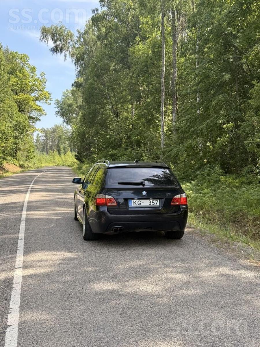 Blue BMW 535 2007 in Riga, with an engine capacity of 3.00 L and mileage of 339 thousand km for 4850 €, photo 3 on AUTOMOTO.COM.LV