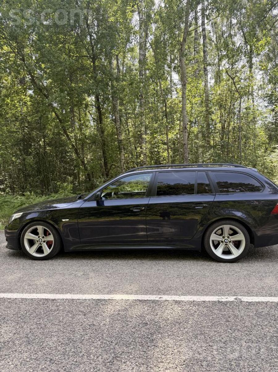 Blue BMW 535 2007 in Riga, with an engine capacity of 3.00 L and mileage of 339 thousand km for 4850 €, photo 4 on AUTOMOTO.COM.LV