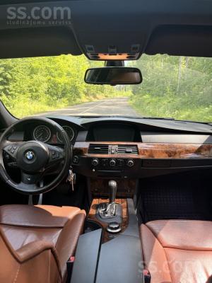 Blue BMW 535 2007 in Riga, with an engine capacity of 3.00 L and mileage of 339 thousand km for 4850 €, photo 7 on AUTOMOTO.COM.LV