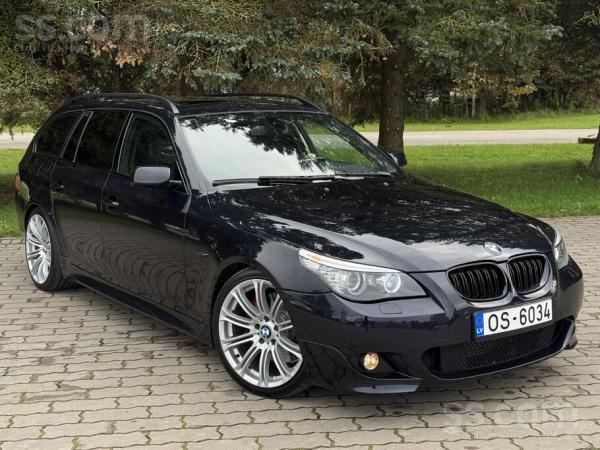 Blue BMW 535 2007 in Jelgava, with an engine capacity of 3.00 L and mileage of 254 thousand km for 9300 €, photo 1 on AUTOMOTO.COM.LV