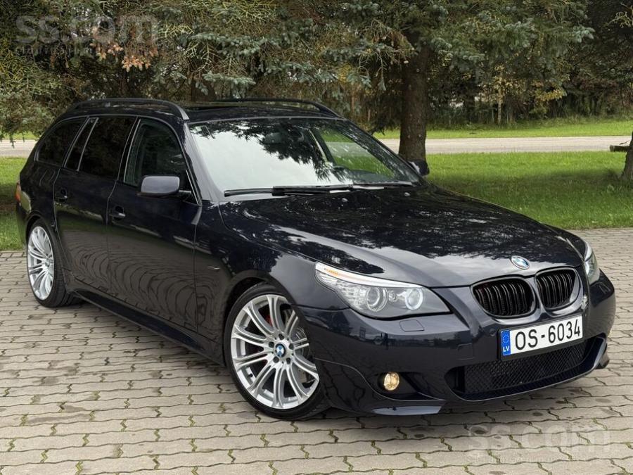 Blue BMW 535 2007 in Jelgava, with an engine capacity of 3.00 L and mileage of 254 thousand km for 9300 €, photo 1 on AUTOMOTO.COM.LV