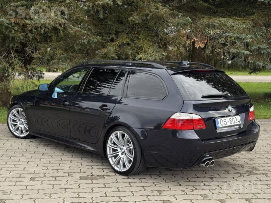 Blue BMW 535 2007 in Jelgava, with an engine capacity of 3.00 L and mileage of 254 thousand km for 9300 €, photo 9 on AUTOMOTO.COM.LV