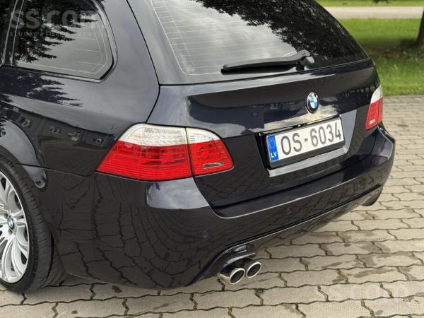Blue BMW 535 2007 in Jelgava, with an engine capacity of 3.00 L and mileage of 254 thousand km for 9300 €, photo 10 on AUTOMOTO.COM.LV