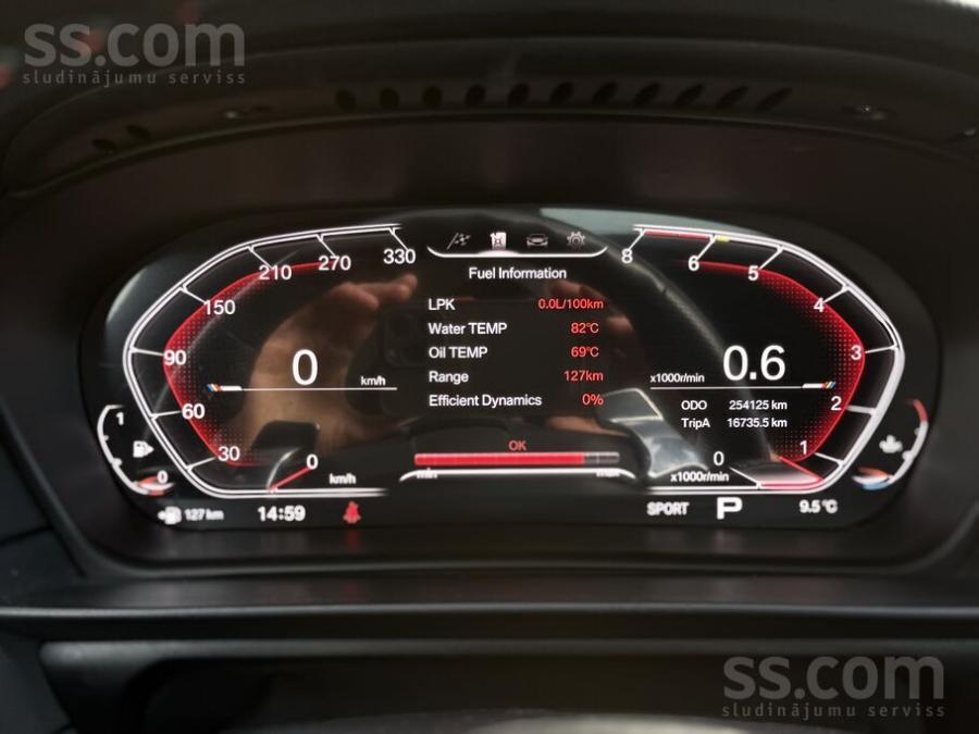 Blue BMW 535 2007 in Jelgava, with an engine capacity of 3.00 L and mileage of 254 thousand km for 9300 €, photo 31 on AUTOMOTO.COM.LV