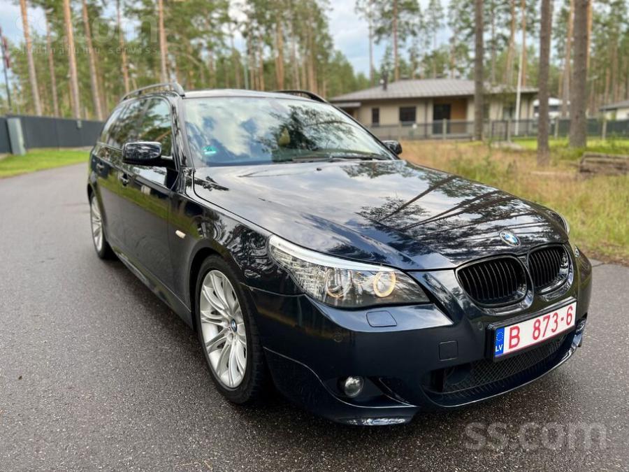 Blue BMW 535 2008 in Riga, with an engine capacity of 3.00 L and mileage of 333 thousand km for 8790 €, photo 2 on AUTOMOTO.COM.LV