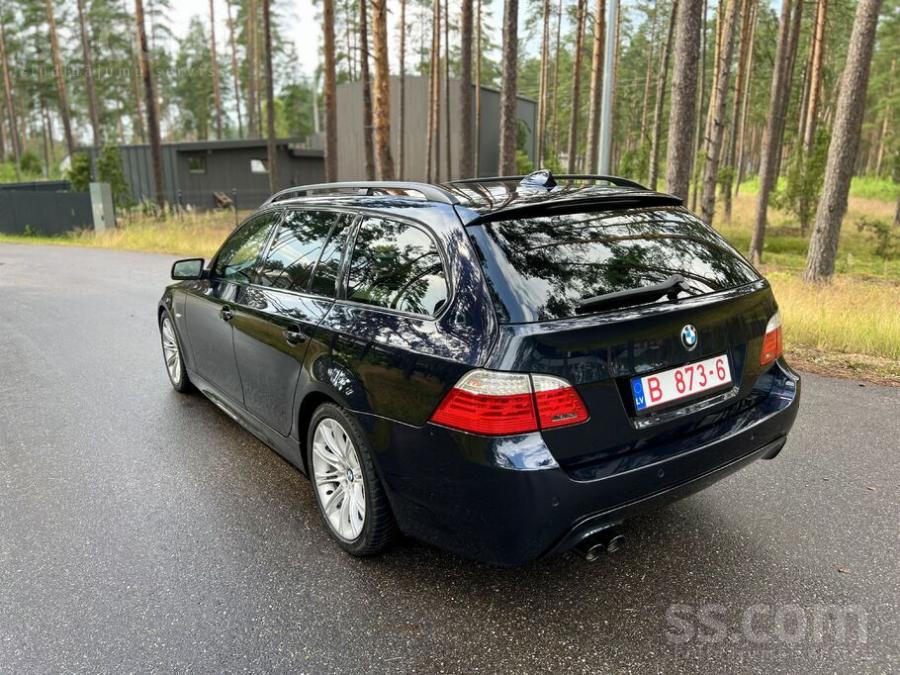 Blue BMW 535 2008 in Riga, with an engine capacity of 3.00 L and mileage of 333 thousand km for 8790 €, photo 4 on AUTOMOTO.COM.LV