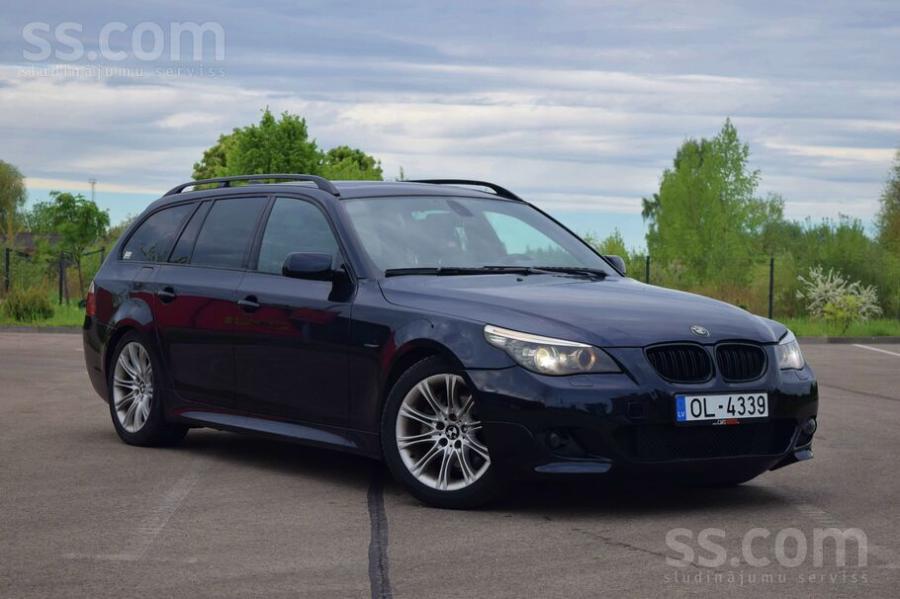 Blue BMW 535 2008 in Jelgava, with an engine capacity of 3.00 L and mileage of 432 thousand km for 6590 €, photo 4 on AUTOMOTO.COM.LV