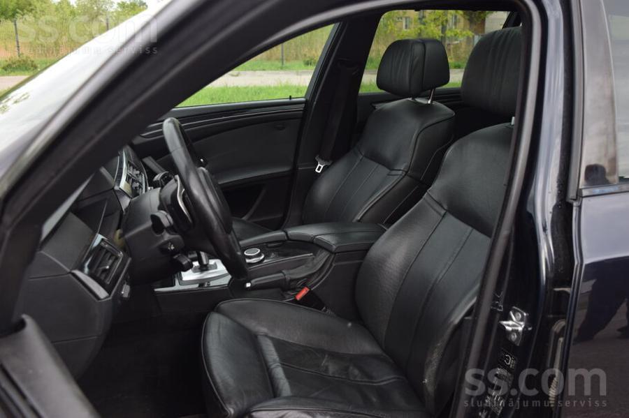 Blue BMW 535 2008 in Jelgava, with an engine capacity of 3.00 L and mileage of 432 thousand km for 6590 €, photo 9 on AUTOMOTO.COM.LV