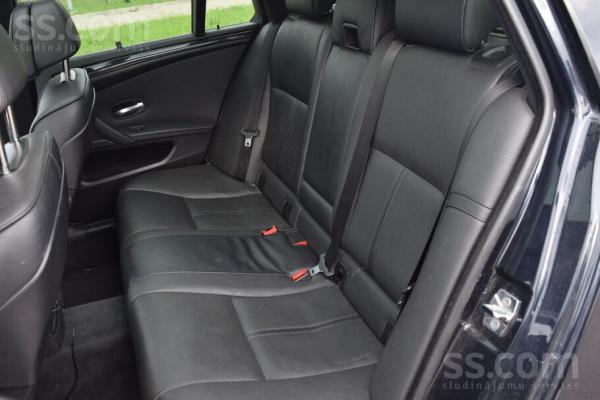 Blue BMW 535 2008 in Jelgava, with an engine capacity of 3.00 L and mileage of 432 thousand km for 6590 €, photo 9 on AUTOMOTO.COM.LV