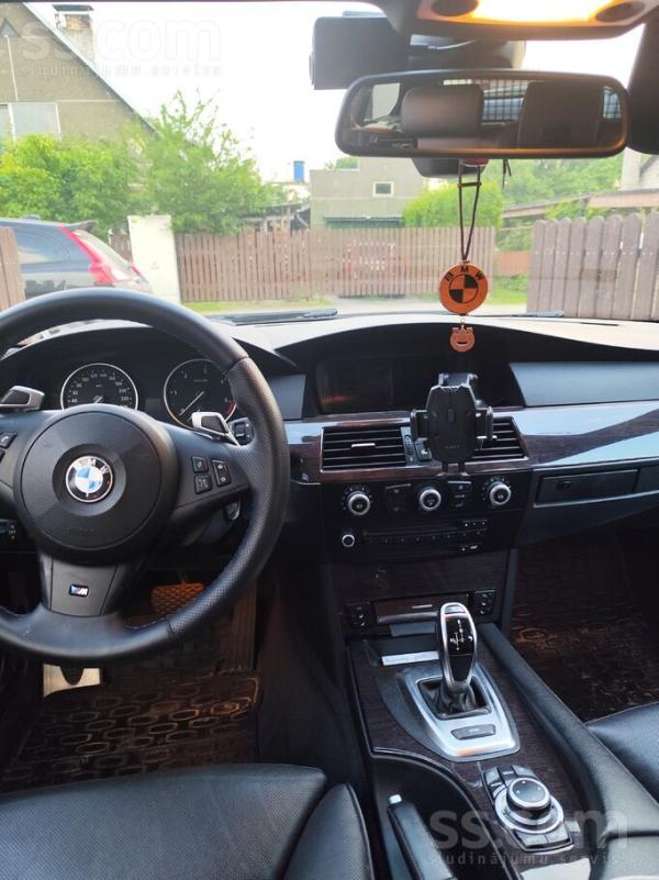 Blue BMW 535 2008 in Ventspils, with an engine capacity of 3.50 L and mileage of 460 thousand km for 10000 €, photo 8 on AUTOMOTO.COM.LV