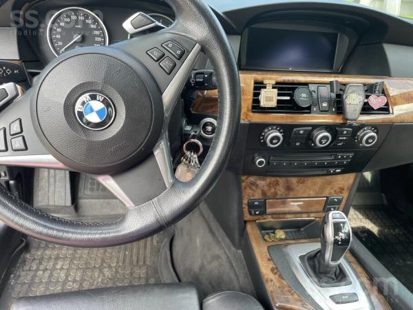 Blue BMW 535 2008 in Riga, with an engine capacity of 3.00 L and mileage of 410 thousand km for 6200 €, photo 4 on AUTOMOTO.COM.LV