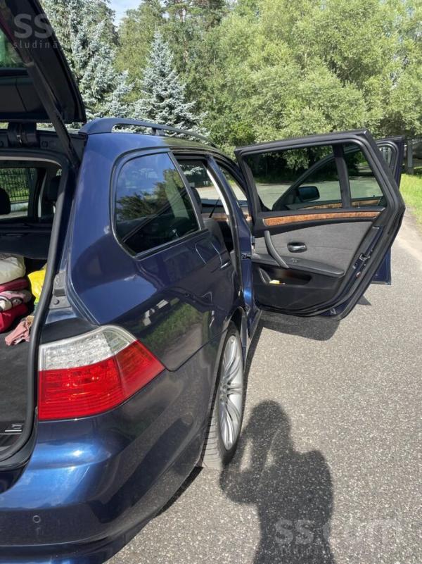 Blue BMW 535 2008 in Riga, with an engine capacity of 3.00 L and mileage of 410 thousand km for 6200 €, photo 7 on AUTOMOTO.COM.LV
