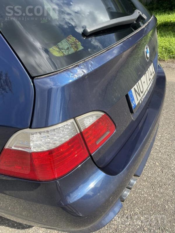 Blue BMW 535 2008 in Riga, with an engine capacity of 3.00 L and mileage of 410 thousand km for 6200 €, photo 8 on AUTOMOTO.COM.LV