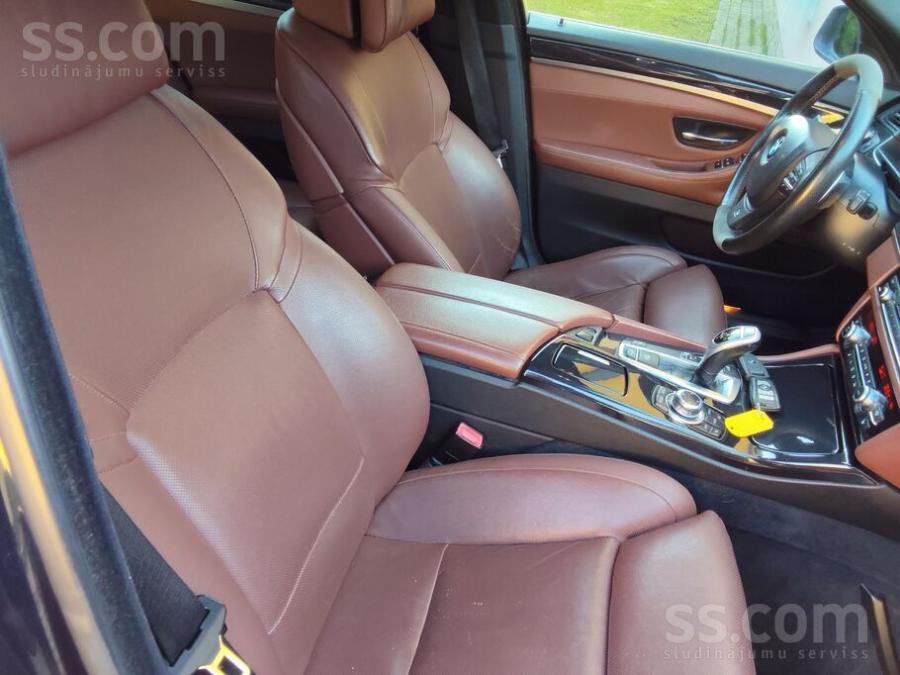 Blue BMW 535 2011 in Riga, with an engine capacity of 3.00 L and mileage of 300 thousand km for 7490 €, photo 20 on AUTOMOTO.COM.LV