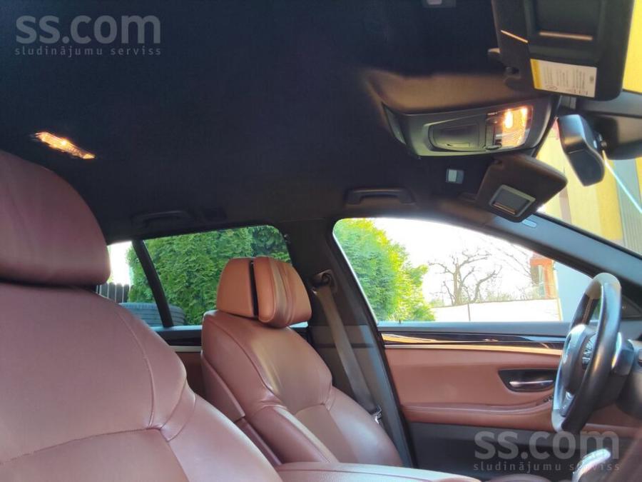 Blue BMW 535 2011 in Riga, with an engine capacity of 3.00 L and mileage of 300 thousand km for 7490 €, photo 21 on AUTOMOTO.COM.LV