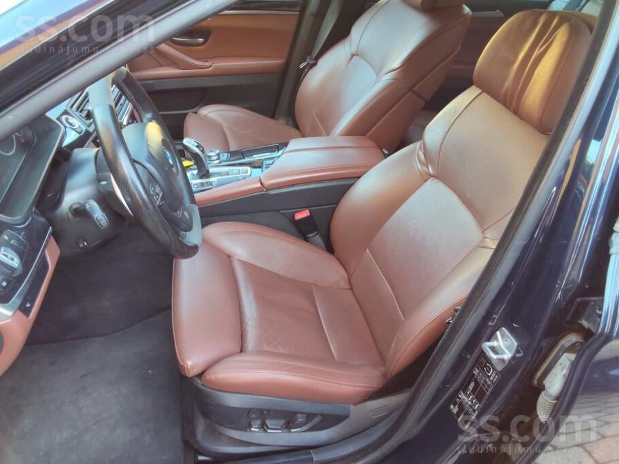 Blue BMW 535 2011 in Riga, with an engine capacity of 3.00 L and mileage of 300 thousand km for 7490 €, photo 24 on AUTOMOTO.COM.LV