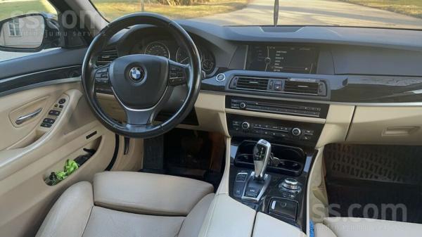 Blue BMW 535 2011 in Riga, with an engine capacity of 3.50 L and mileage of 332 thousand km for 8590 €, photo 4 on AUTOMOTO.COM.LV