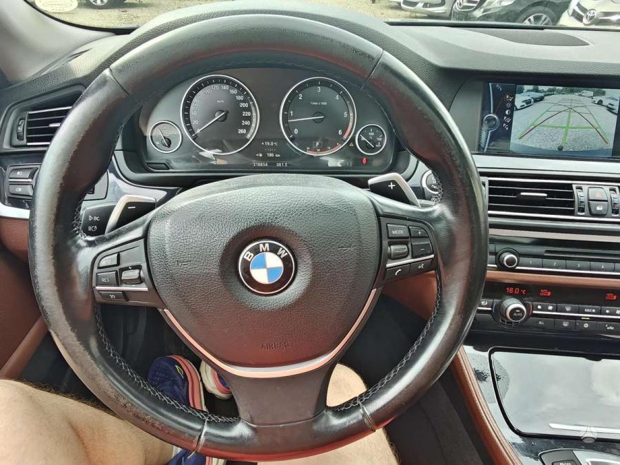 Blue BMW 535 2011 in Vilnius, with an engine capacity of 2.99 L and mileage of 319 thousand km for 7950 €, photo 18 on AUTOMOTO.COM.LV