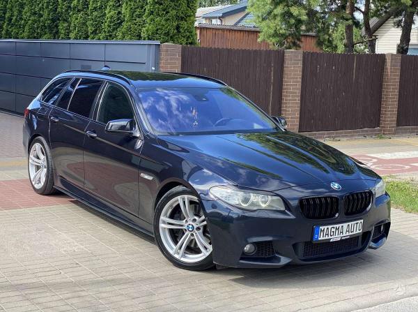 Blue BMW 535 2012 in Marijampole, with an engine capacity of 2.99 L and mileage of 363 thousand km for 7950 €, photo 1 on AUTOMOTO.COM.LV