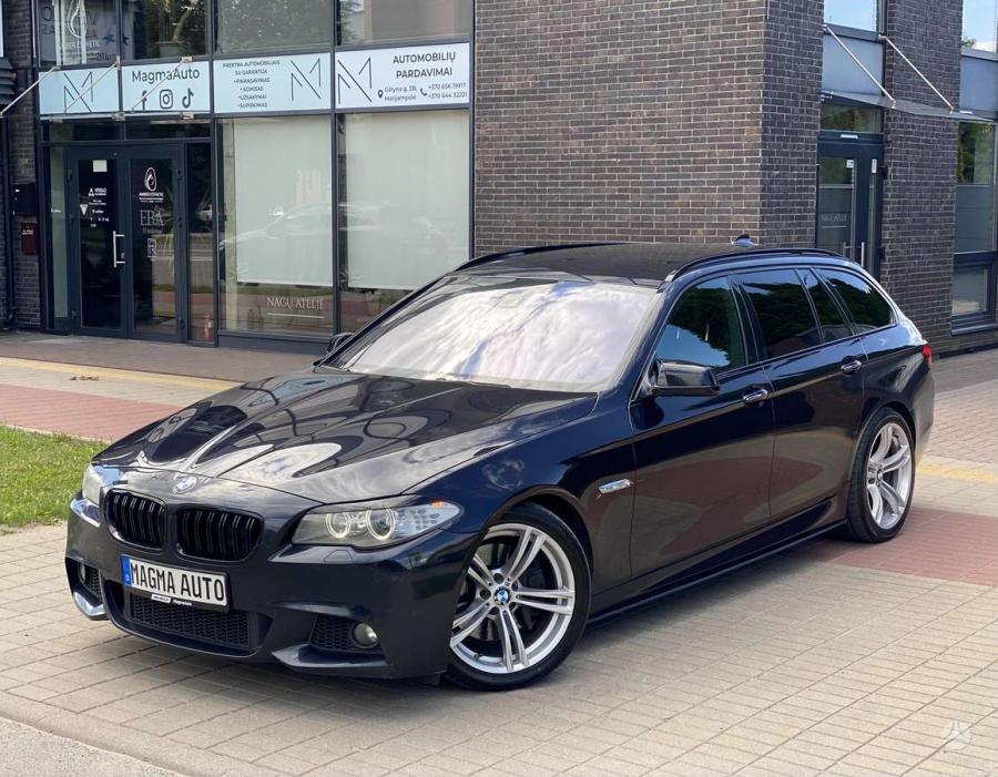 Blue BMW 535 2012 in Marijampole, with an engine capacity of 2.99 L and mileage of 363 thousand km for 7950 €, photo 3 on AUTOMOTO.COM.LV