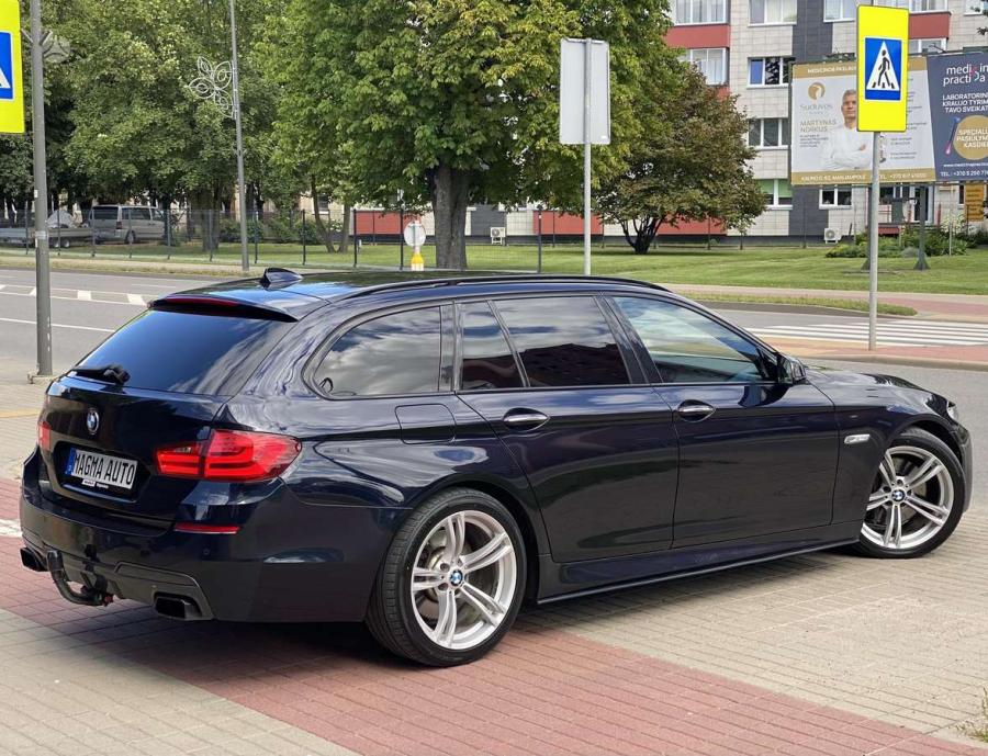 Blue BMW 535 2012 in Marijampole, with an engine capacity of 2.99 L and mileage of 363 thousand km for 7950 €, photo 6 on AUTOMOTO.COM.LV