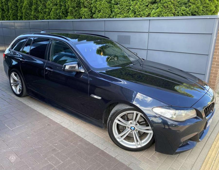 Blue BMW 535 2012 in Marijampole, with an engine capacity of 2.99 L and mileage of 363 thousand km for 7950 €, photo 10 on AUTOMOTO.COM.LV