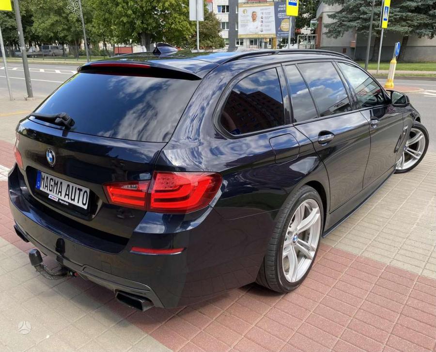 Blue BMW 535 2012 in Marijampole, with an engine capacity of 2.99 L and mileage of 363 thousand km for 7950 €, photo 14 on AUTOMOTO.COM.LV