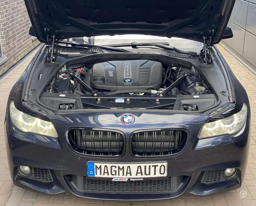 Blue BMW 535 2012 in Marijampole, with an engine capacity of 2.99 L and mileage of 363 thousand km for 7950 €, photo 46 on AUTOMOTO.COM.LV