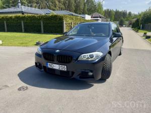 Blue BMW 535 2013 in Riga, with an engine capacity of 3.00 L and mileage of 290 thousand km for 8990 €, photo 2 on AUTOMOTO.COM.LV