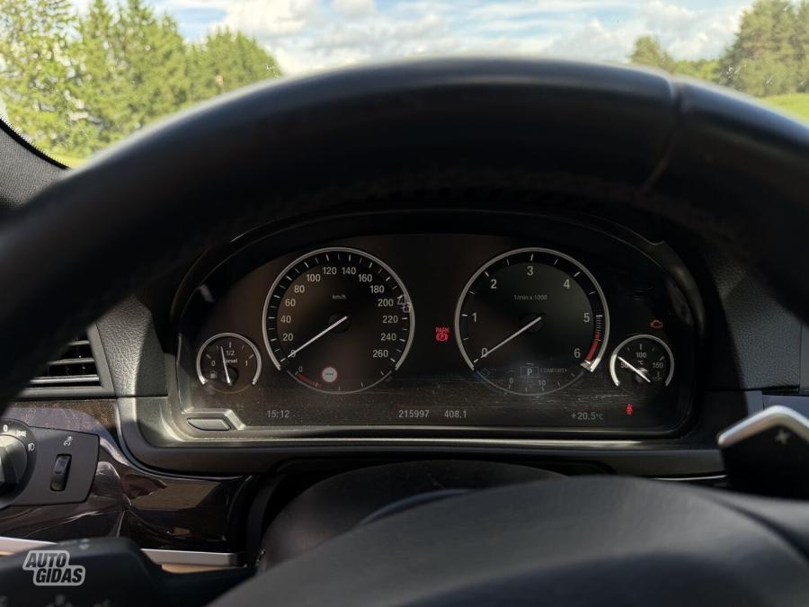 Zils BMW 535 2013 Viļņa, ar dzinēja tilpumu 3.00 L un nobraukumu 216 tūkst. km par 6000 €, foto 12 vietnē AUTOMOTO.COM.LV