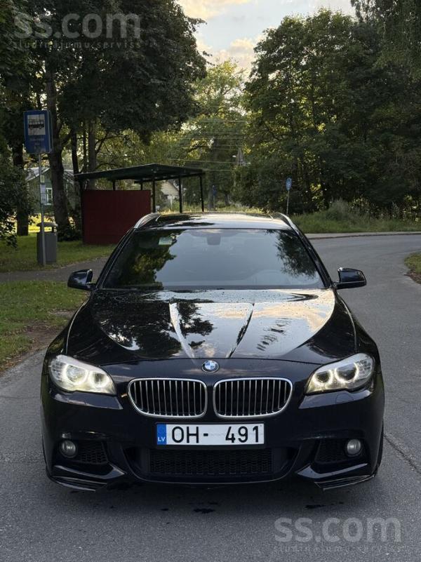 Blue BMW 535 2013 in Riga, with an engine capacity of 3.00 L and mileage of 447 thousand km for 10500 €, photo 1 on AUTOMOTO.COM.LV