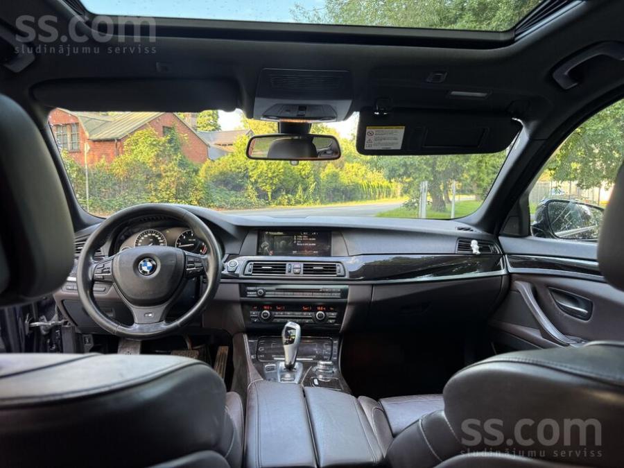 Blue BMW 535 2013 in Riga, with an engine capacity of 3.00 L and mileage of 447 thousand km for 10500 €, photo 7 on AUTOMOTO.COM.LV