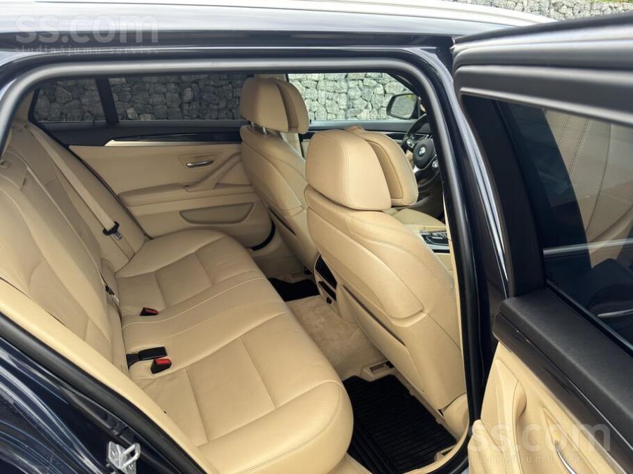 Blue BMW 535 2013 in Rezekne, with an engine capacity of 3.00 L and mileage of 257 thousand km for 9500 €, photo 14 on AUTOMOTO.COM.LV