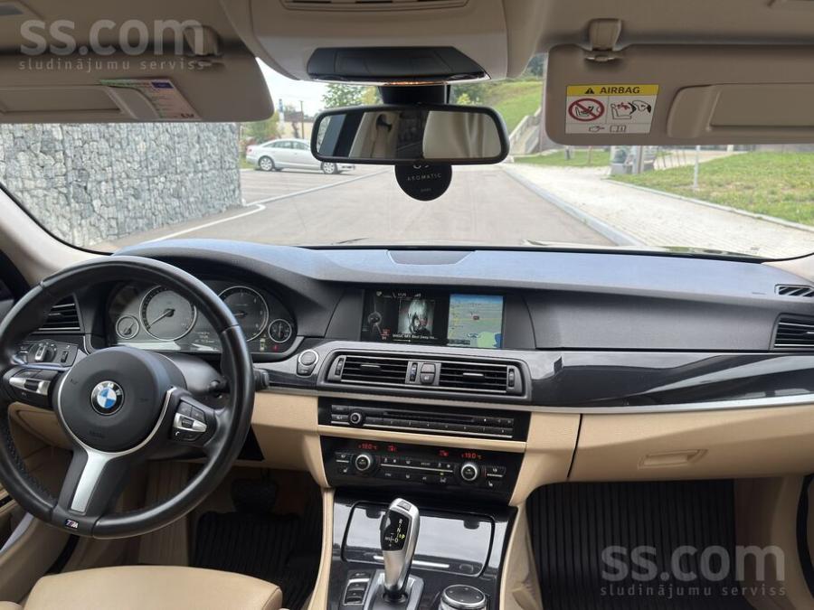 Blue BMW 535 2013 in Rezekne, with an engine capacity of 3.00 L and mileage of 257 thousand km for 9500 €, photo 15 on AUTOMOTO.COM.LV