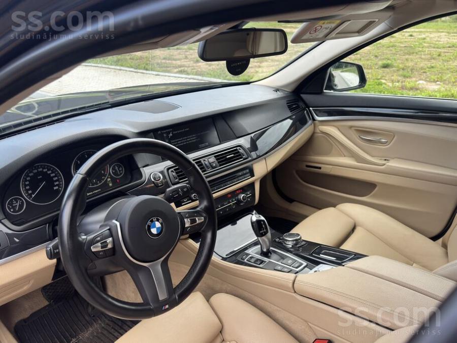 Blue BMW 535 2013 in Rezekne, with an engine capacity of 3.00 L and mileage of 257 thousand km for 9500 €, photo 17 on AUTOMOTO.COM.LV