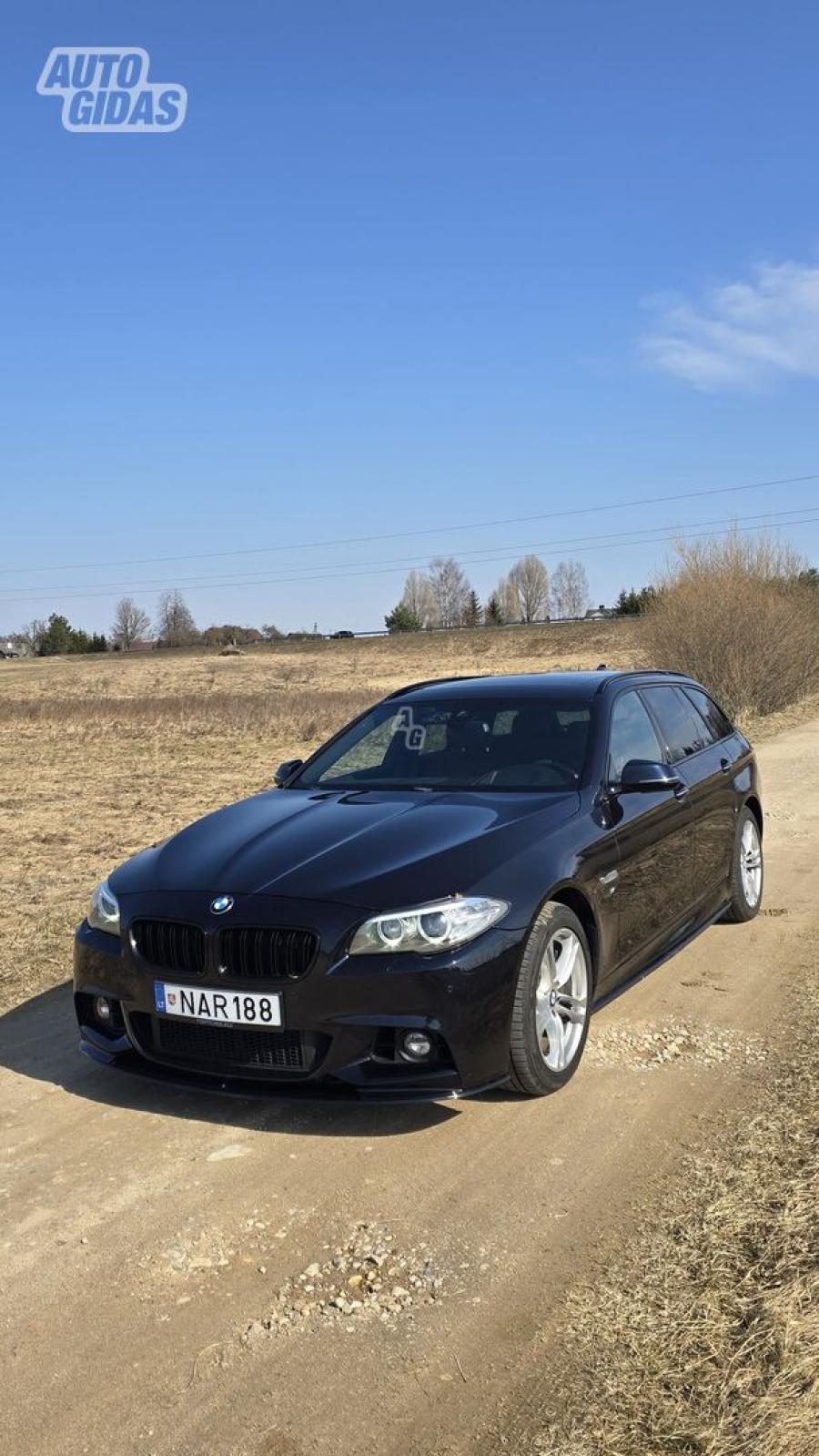 Blue BMW 535 2014 in Vilnius, with an engine capacity of 3.00 L and mileage of 253 thousand km for 12800 €, photo 1 on AUTOMOTO.COM.LV