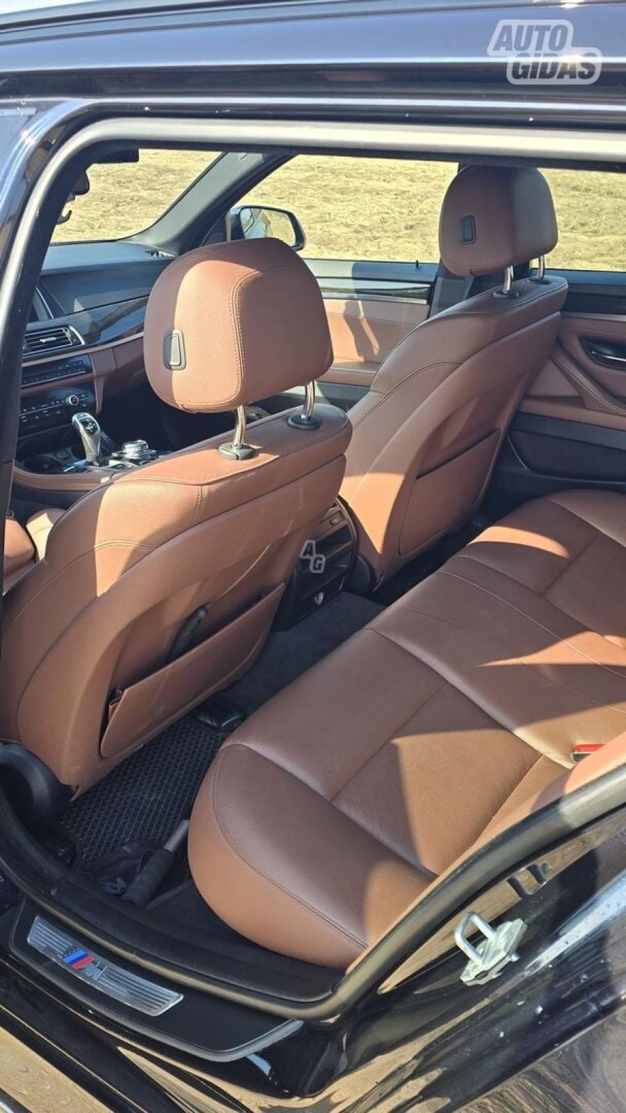 Blue BMW 535 2014 in Vilnius, with an engine capacity of 3.00 L and mileage of 253 thousand km for 12800 €, photo 11 on AUTOMOTO.COM.LV
