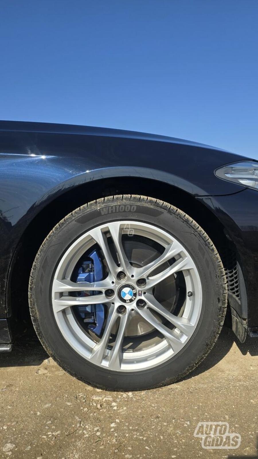 Blue BMW 535 2014 in Vilnius, with an engine capacity of 3.00 L and mileage of 253 thousand km for 12800 €, photo 14 on AUTOMOTO.COM.LV